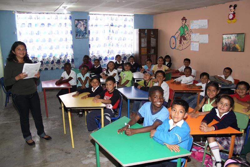 Ecuador Children in Classroom