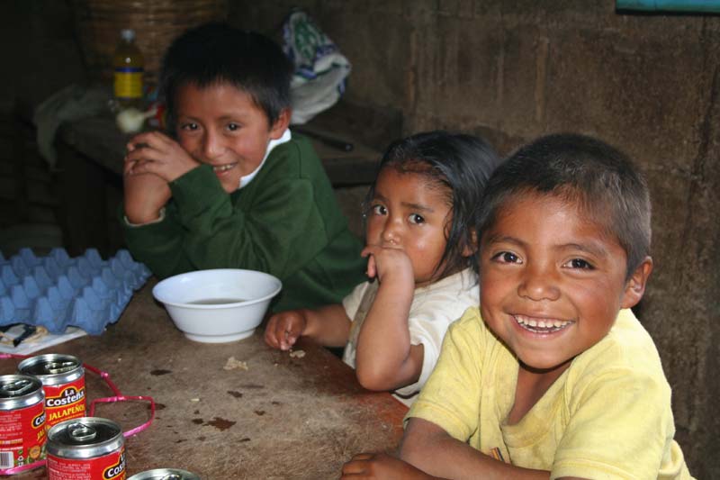 Mexico Children in Kitchen